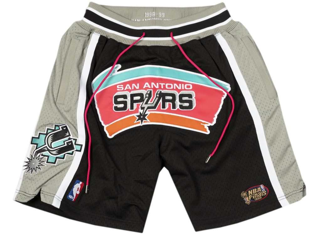 San Antonio Spurs 1998-99 Black 90s Shorts